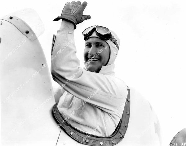 crp-09604 1933 Tim McCoy and his racecar film Straightaway crp-09604 ...